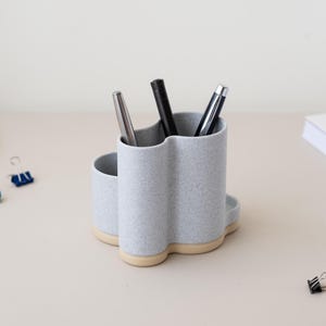 Cute Pen Holder - Modern Desk Organizer for Office Supplies, Eco ...