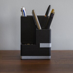 Modern Pen Holder - Desk Organizer for Office Decor - Minimalist Office ...
