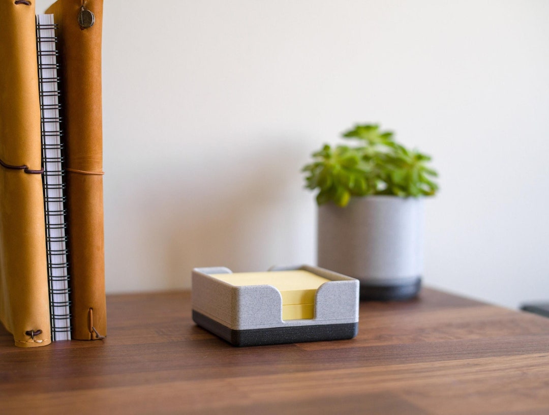 Sticky Note Holder - Post It Stand - Desk Accessory for Office Decor ...