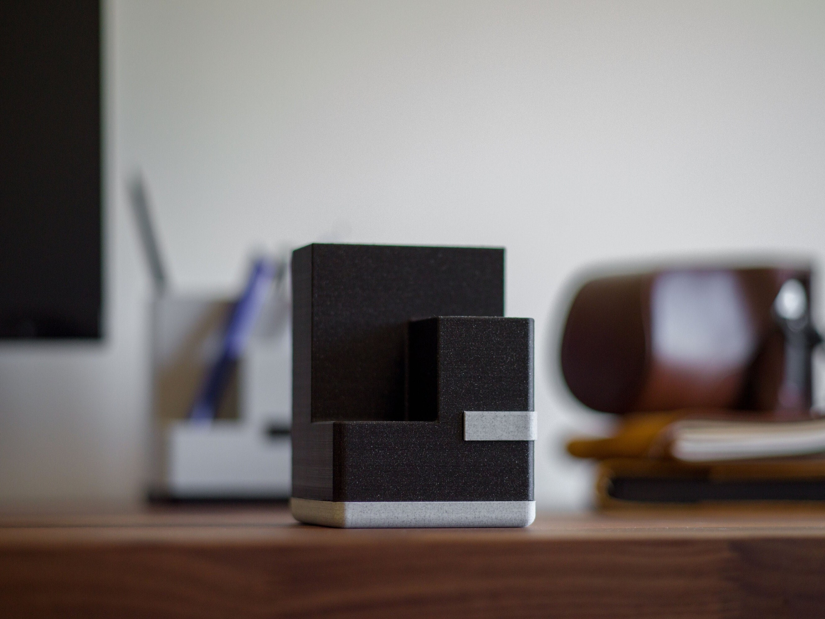Pen Holder Modern - Desk Organizer for Office Decor - Minimalist Office ...