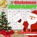 Printable Christmas Jeopardy Game, Office Holiday Party, Family Game ...
