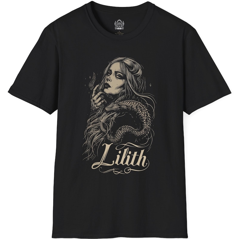 Lilith's Embrace Tee - Lilit | Lilitu | Lilis | She-demon | Serpent ...