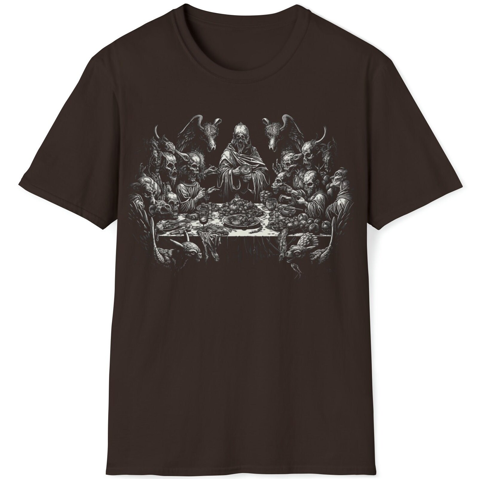 Satanic Last Supper Tee - Gothic | Demonic | Occult | Alternative ...