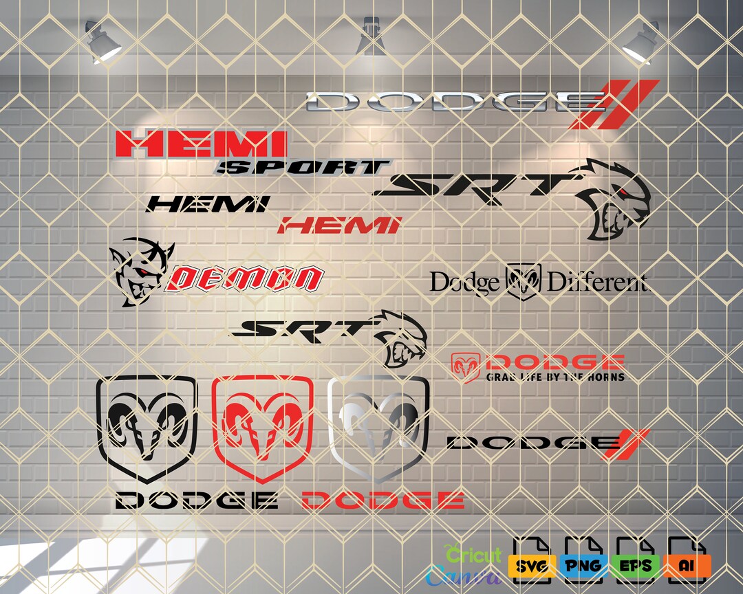 DODGE SVG PNG Eps and Ai Formats Canva and Cricut - Etsy