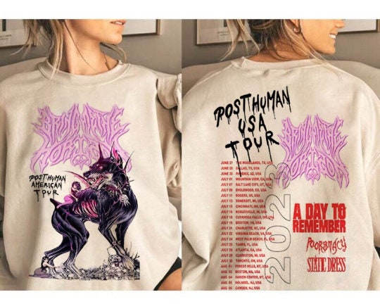 Bring Me The Horizon Post Human American Tour Shirt sold by Ricardo ...