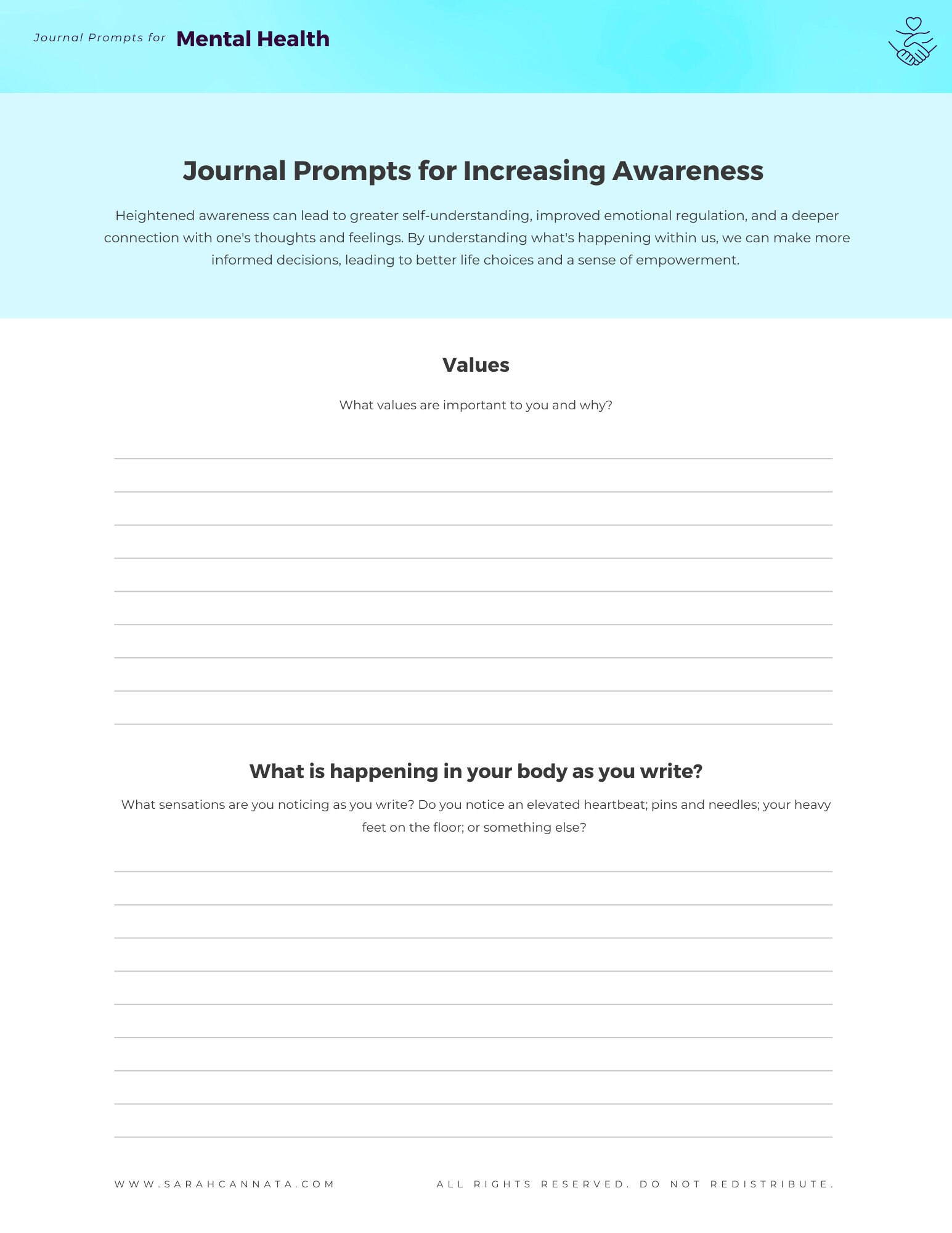 Bundle: Journal Prompts for Mental Health and Affirmation - Etsy