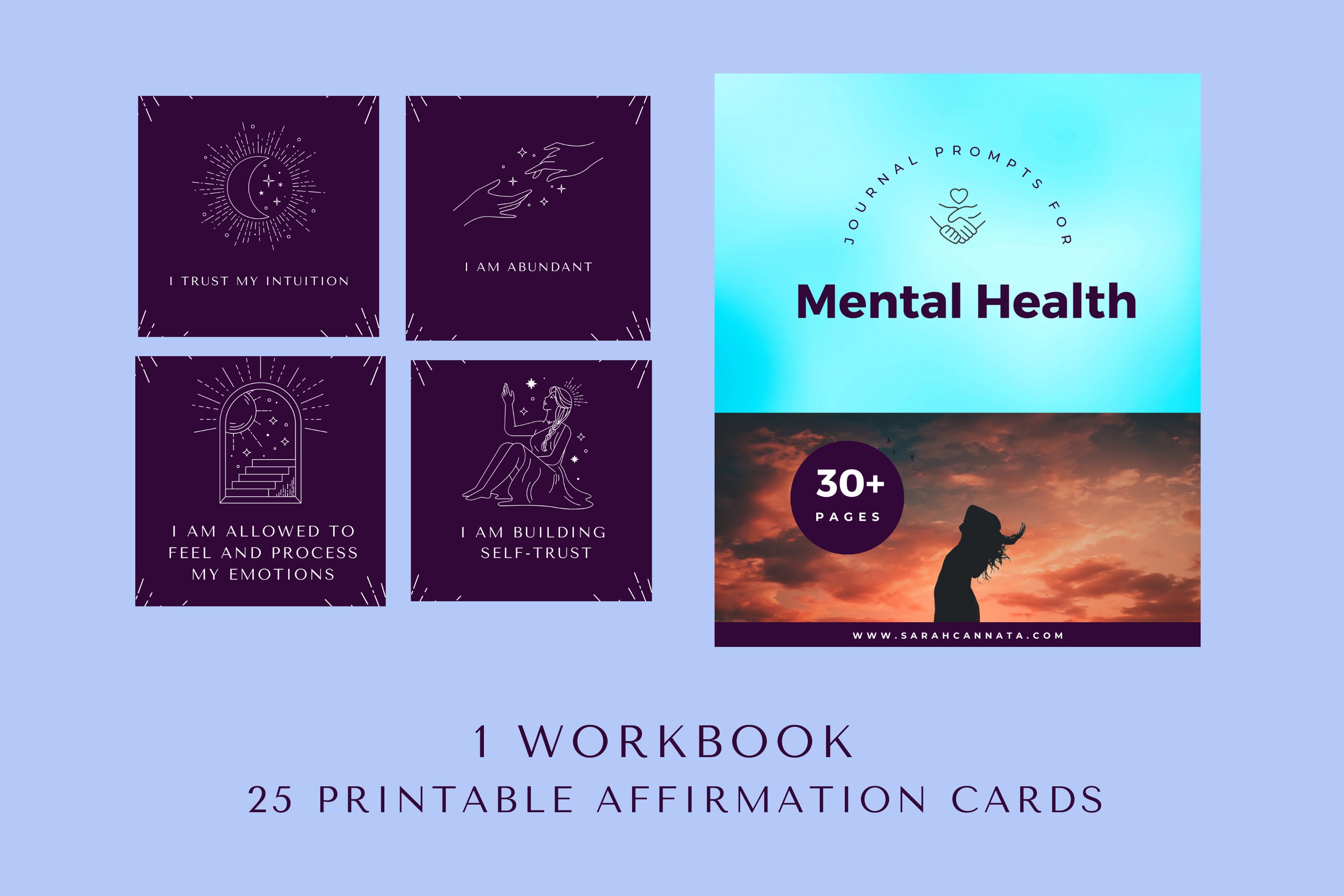 Bundle: Journal Prompts for Mental Health and Affirmation - Etsy