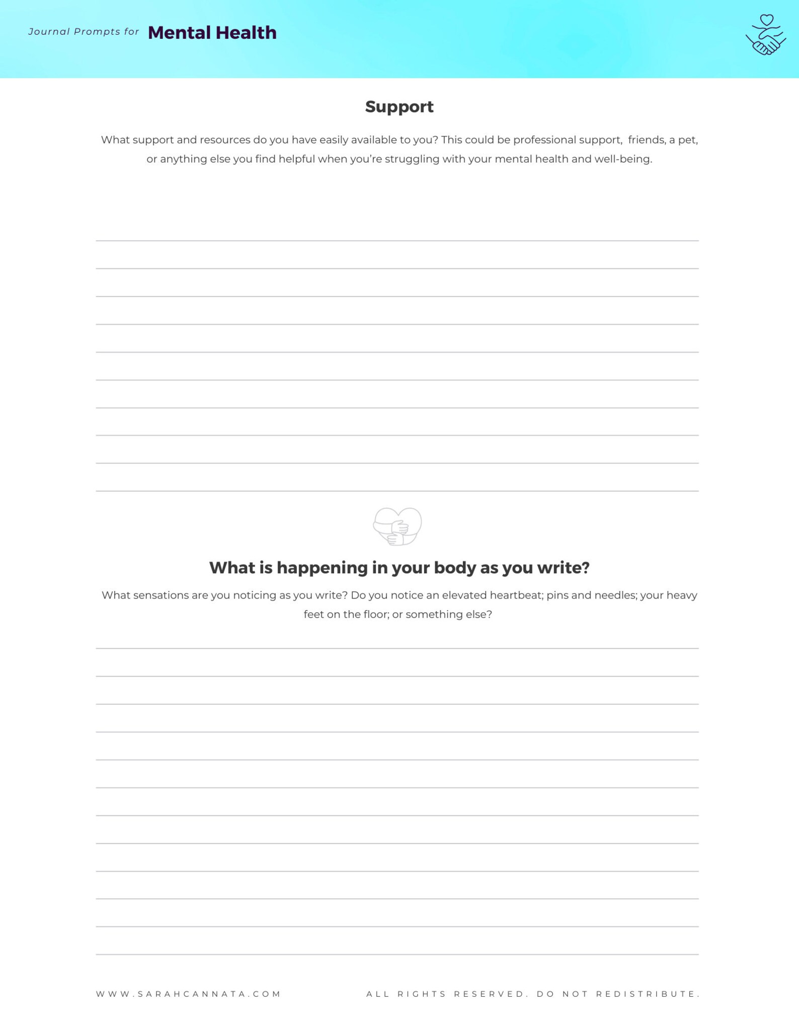 Bundle: Journal Prompts for Mental Health and Affirmation - Etsy