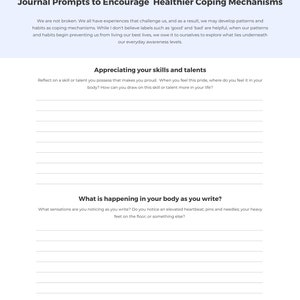 Bundle: Journal Prompts for Trauma Healing and Mental Health for Women ...