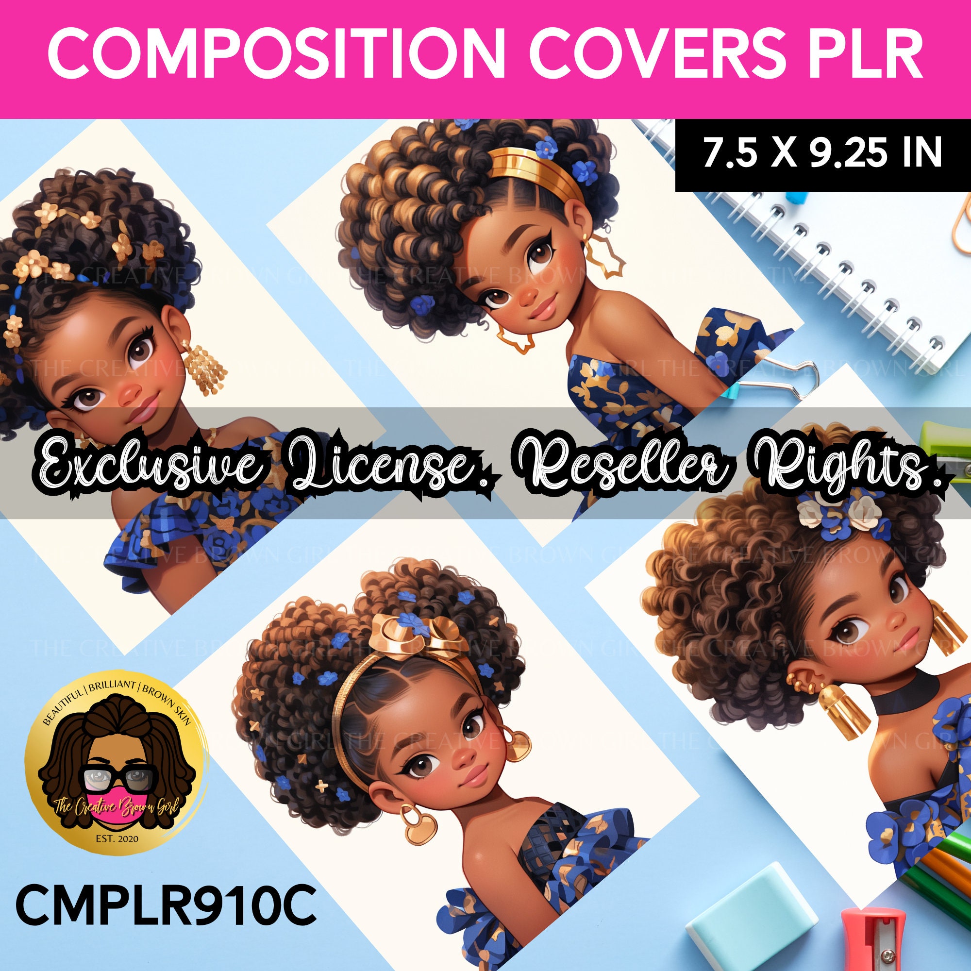 Digital Download Composition Notebook Covers Black Girl - Etsy