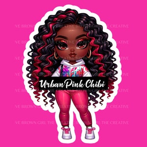 Urban Pink Sticker Clipart Bundle Transparent PNG AI Art Fashion Clip ...