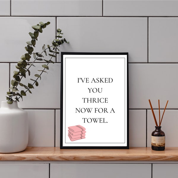 I Have Asked You Thrice Sign - Etsy