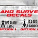 Custom LAND SURVEY Vinyl Decal!*please Read Description for Shipping ...