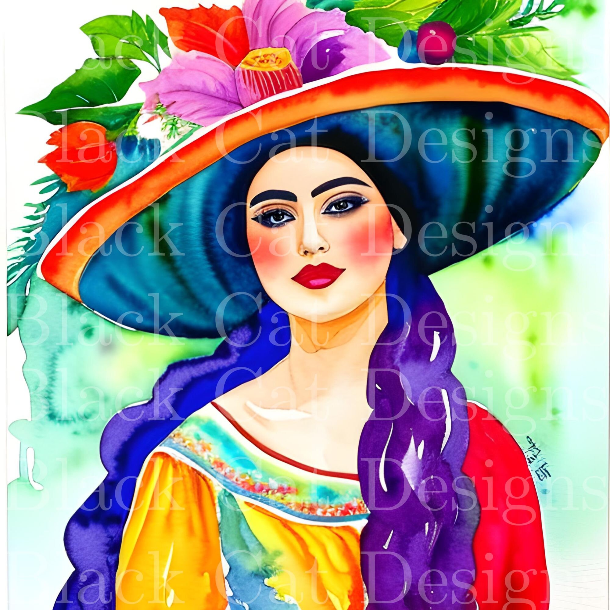 Chicana Art SVG Chicana Art Latina Art - Etsy