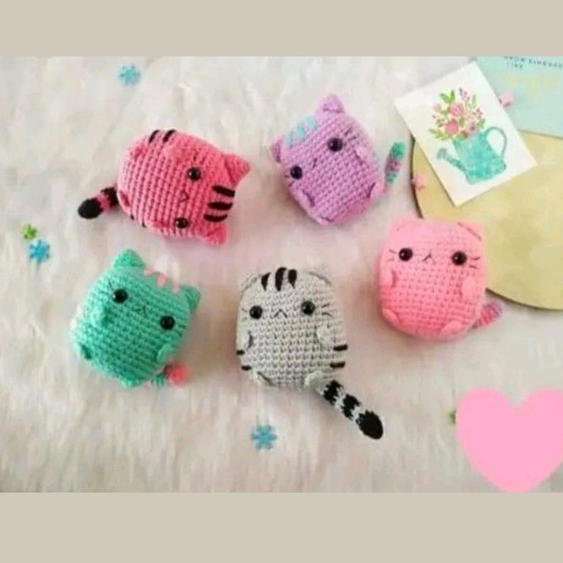 Pusheen Cat Crochet Pattern - Easy Amigurumi Design for Adorable Plush ...