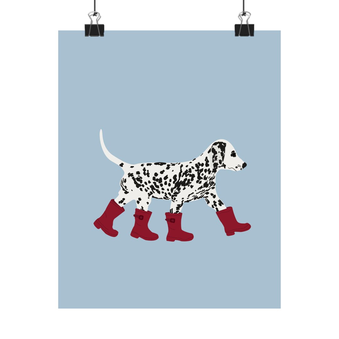 Matte Vertical Dalmation Print Poster Fun and Playful, Pop Art Wall ...
