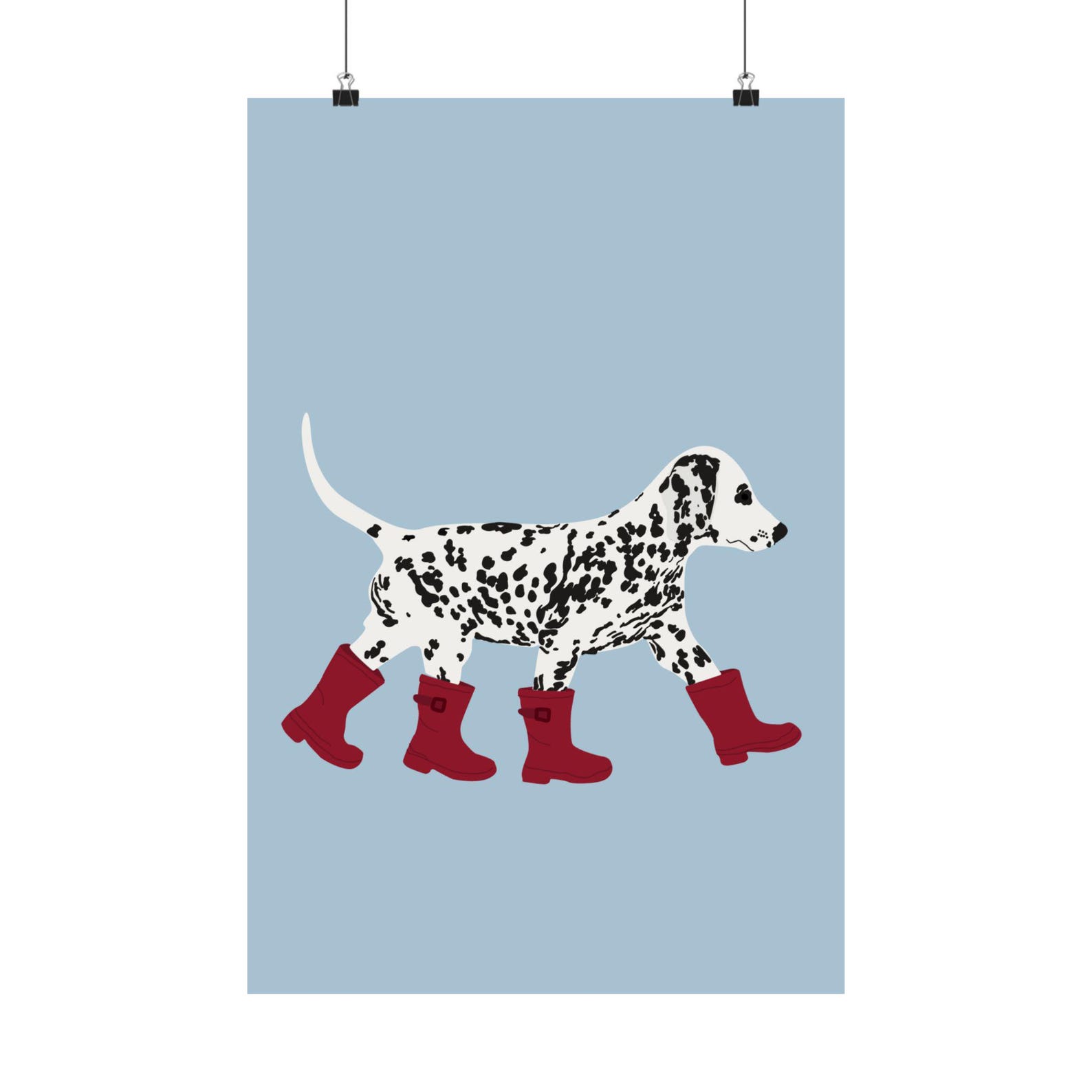 Matte Vertical Dalmation Print Poster Fun and Playful, Pop Art Wall ...