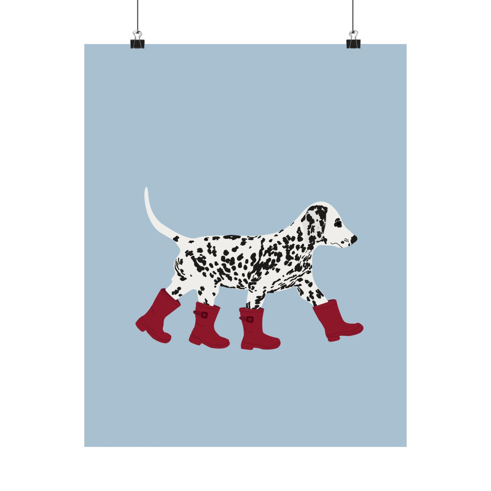 Matte Vertical Dalmation Print Poster Fun and Playful, Pop Art Wall ...