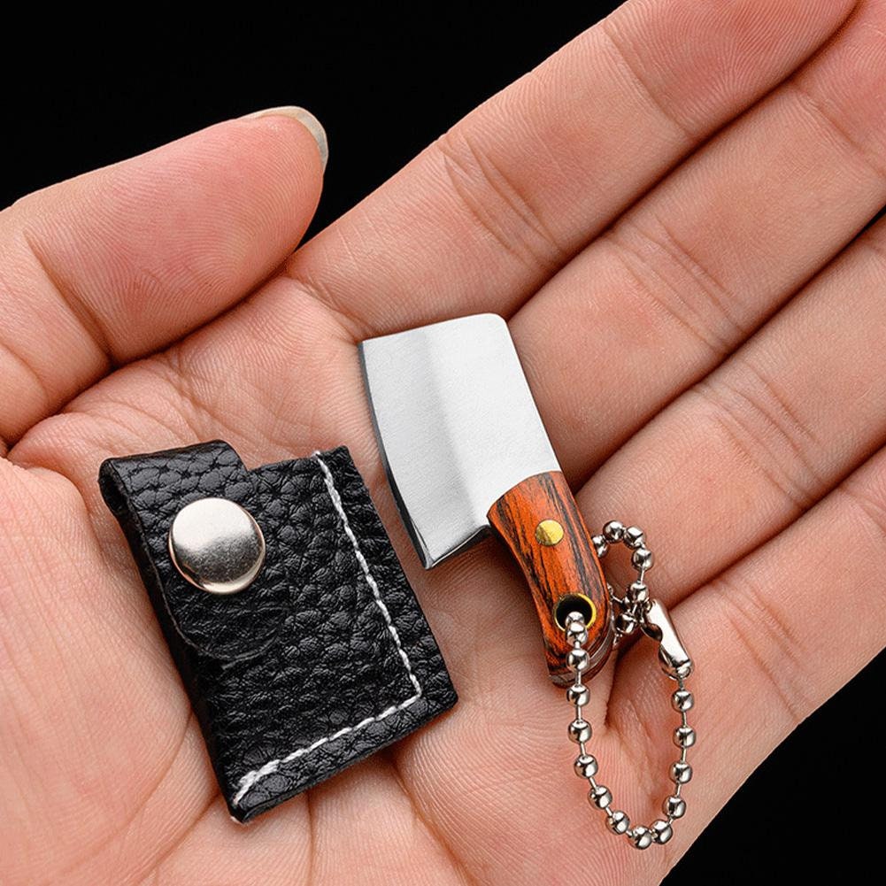 Mini Butcher Knife EDC Knife Fixed Knife Keychain Mini Knife Mini ...