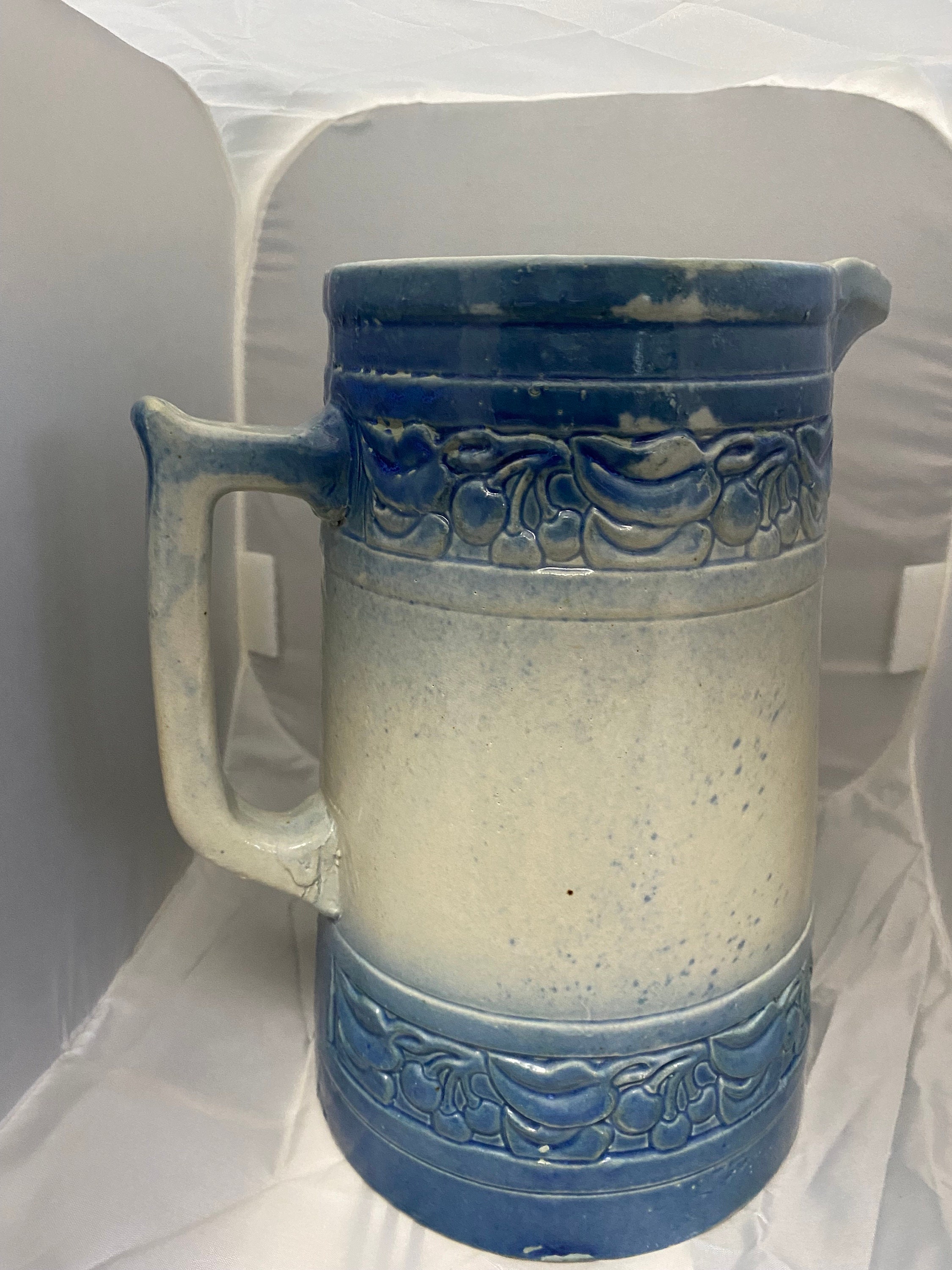 Salt-glaze Stoneware Water Pitcher-milk Jug - Etsy
