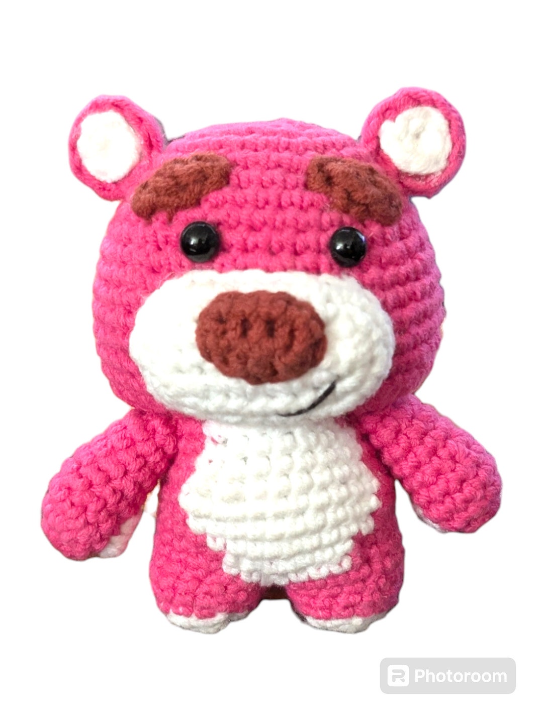 Handmade Mini Lotso Bear Amigurumi - Etsy
