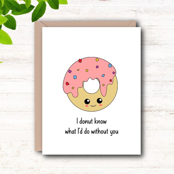 Donut Pun Thank You - Etsy