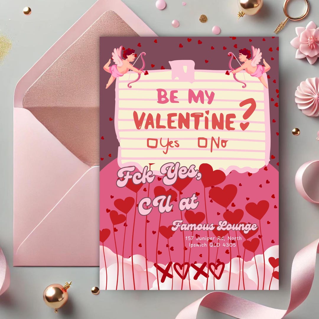 Galentine's Girls Night Invitation, Friends Valentines Dinner Invite ...