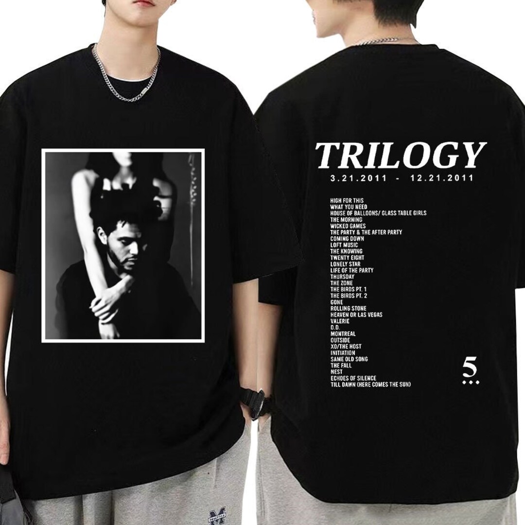 The Weeknd Trilogy Short Sleeve Cotton Tee Shirt - Etsy