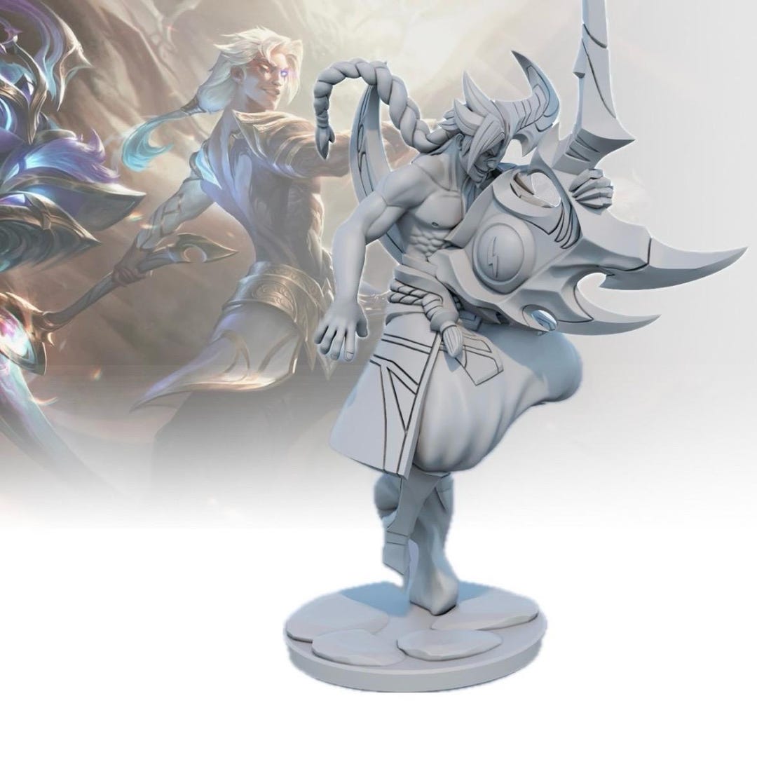 Kayn League of Legends Resin Figure - 3D Printed Collectible Statue ...