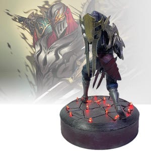 Zed LED Resin Figure - League of Legends Collectible - Illuminated Zed ...
