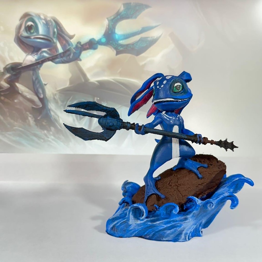 League of Legends Fizz Resin Figurine | 3D Printed Cute Character ...