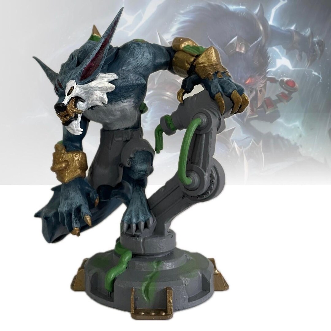 Warwick Resin Figure – League of Legends Collectible Statue, Gamer Gift ...