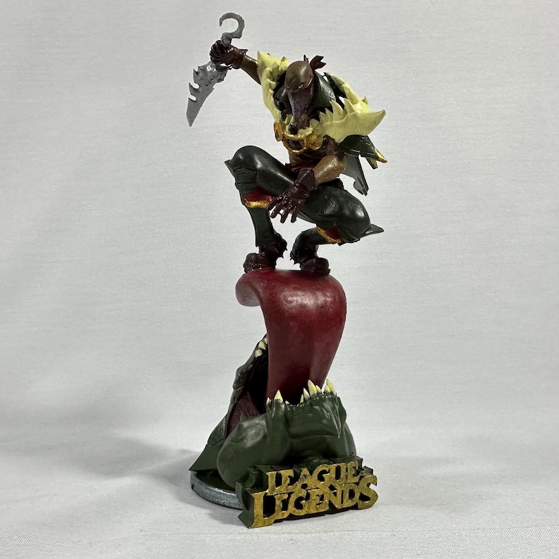 Pyke League of Legends Resin Figurine | Handcrafted Assassin Statue ...