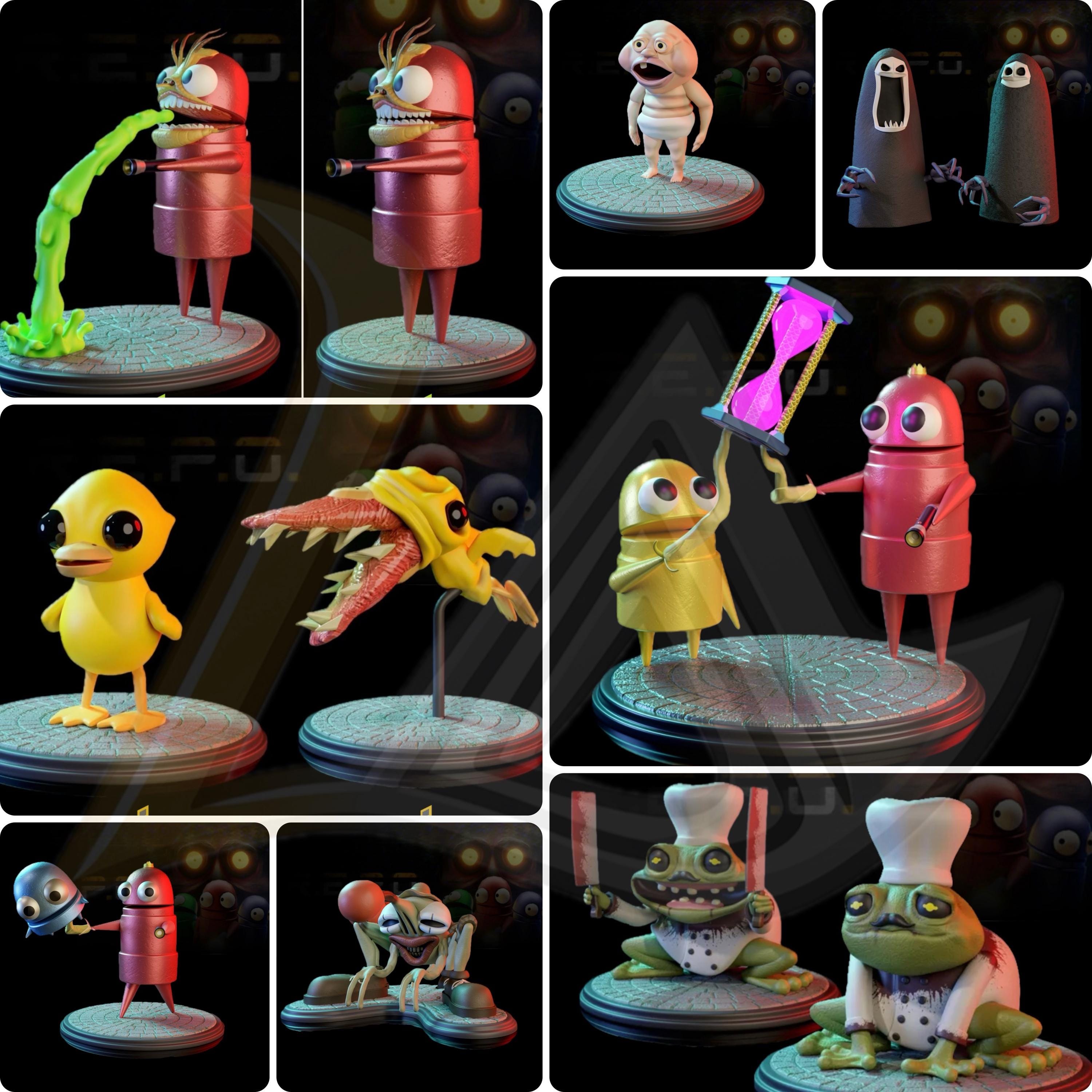 R.E.P.O. Rugrat Figure, Robot R.E.P.O. Video Game, Dystopian ...