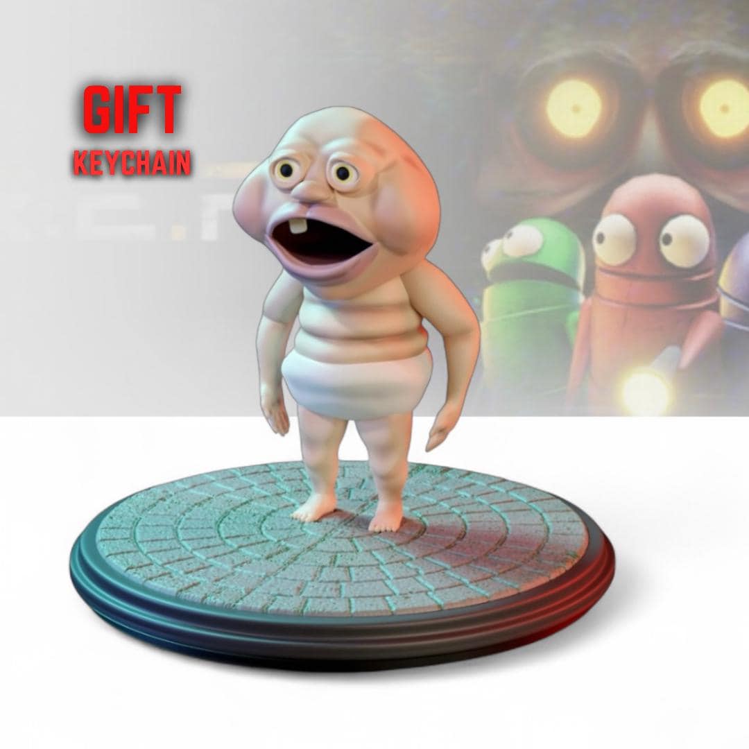 R.E.P.O. Rugrat Resin Figure, Robot R.E.P.O. Video Game, Dystopian Collectible, Handmade Desk ...