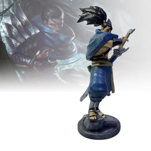 Yasuo League of Legends Resin Figurine - Handmade Detailed Yasuo Statue ...