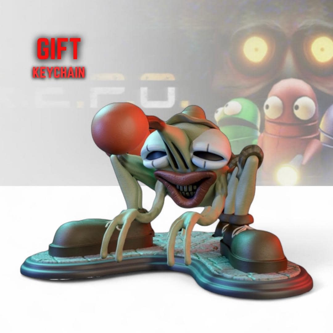 R.E.P.O. Clown Resin Figure, Robot R.E.P.O. Video Game, Dystopian ...