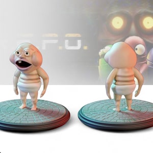 R.E.P.O. Rugrat Resin Figure, Robot R.E.P.O. Video Game, Dystopian Collectible, Handmade Desk ...
