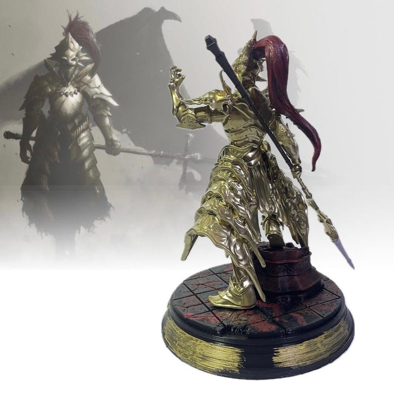 Dragon Slayer Ornstein Dark Souls 3 Resin Figurine | Collectible Hand ...