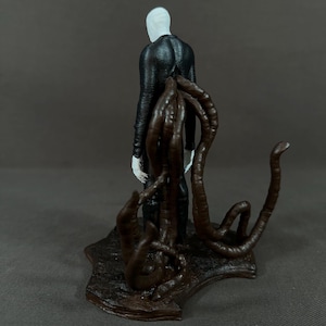 Slenderman Resin Figurine | Handcrafted Horror Collectible | 3D Printed ...