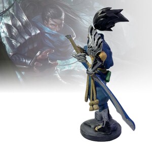 Yasuo League of Legends Resin Figurine - Handmade Detailed Yasuo Statue ...