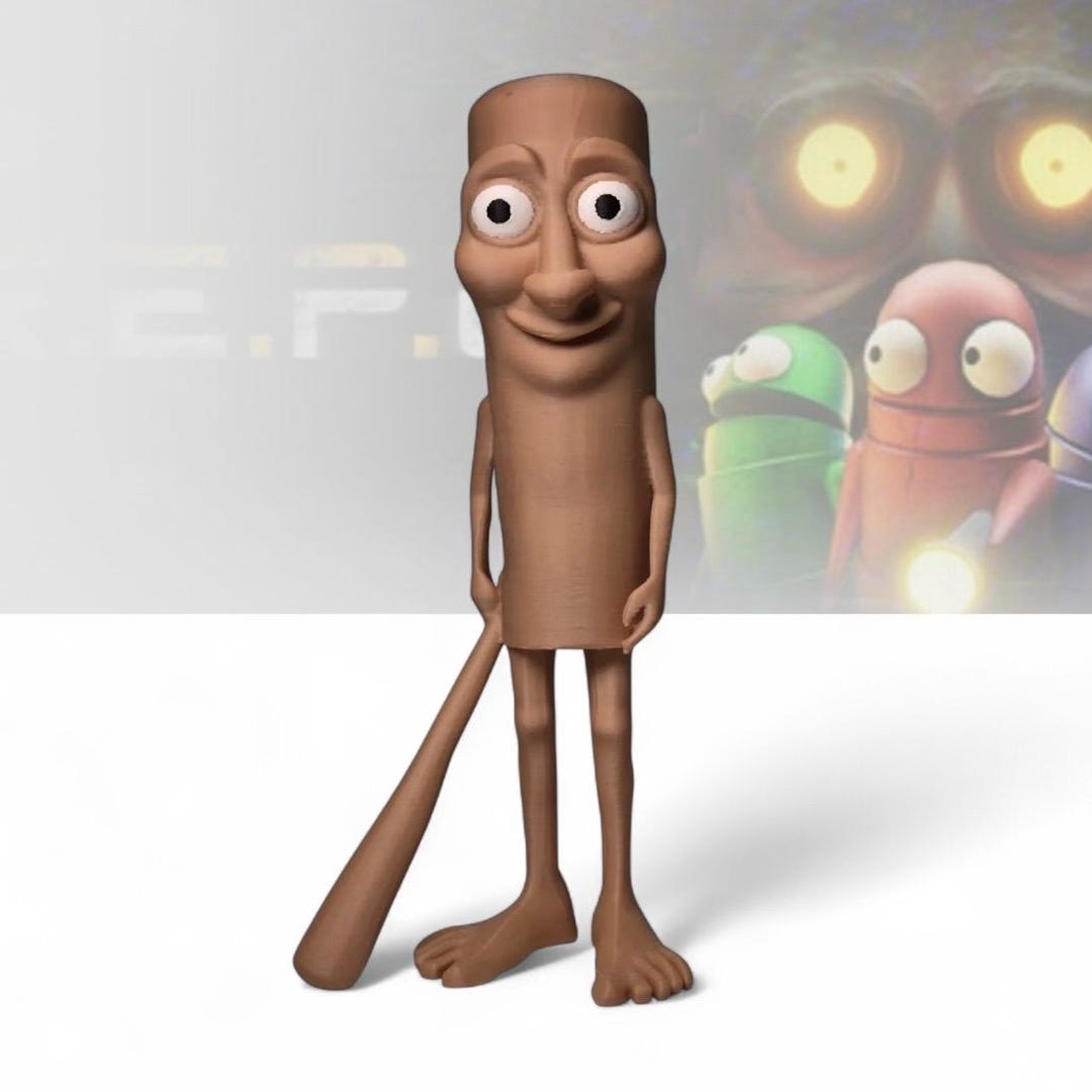 R.E.P.O. Sahur Bat Figure, Robot R.E.P.O. Video Game, Dystopian ...