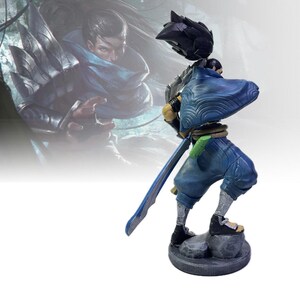 Yasuo League of Legends Resin Figurine - Handmade Detailed Yasuo Statue ...