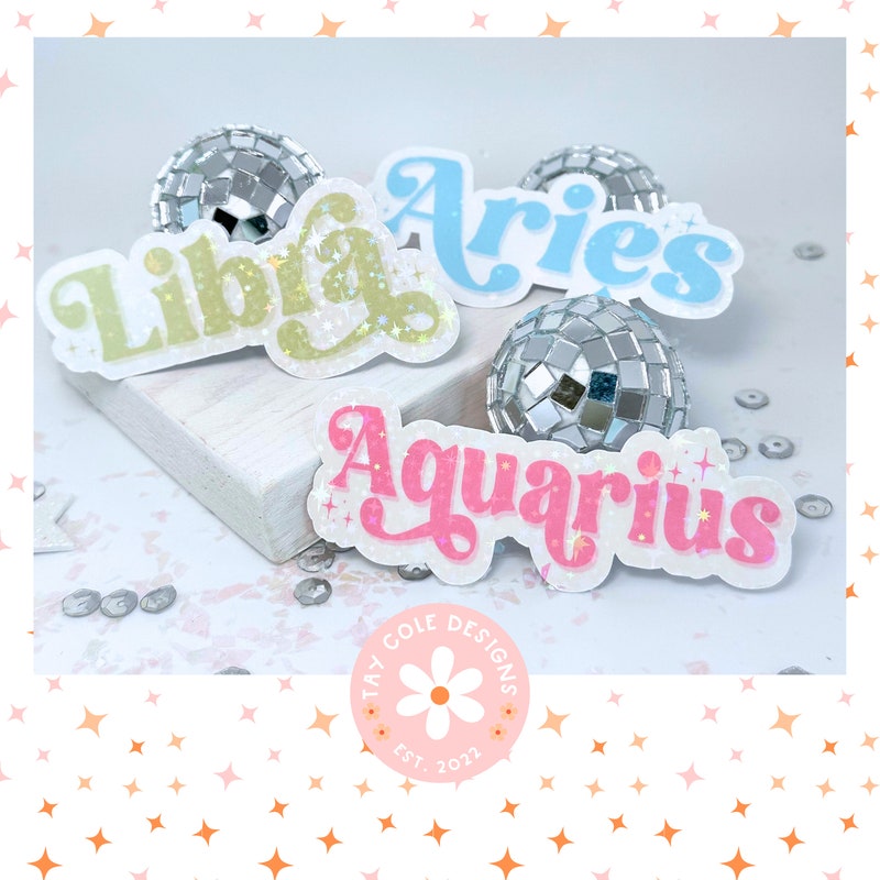 Zodiac Stickers - Etsy