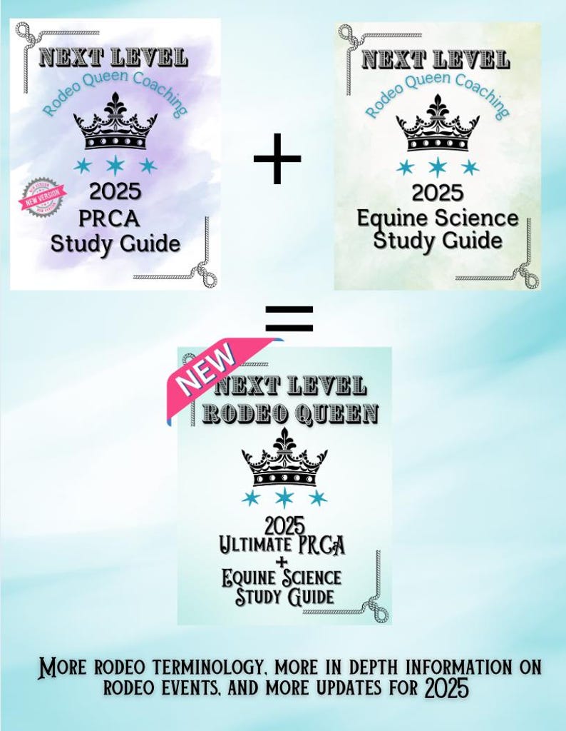 2025 Next Level Rodeo Queen Ultimate Study Guide - Etsy