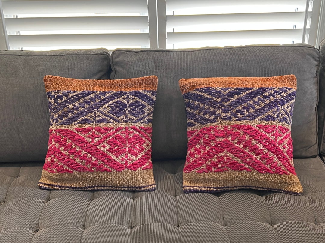 Handmade Peruvian Woven Pillow Cover Pair (multiple Colours/sets ...