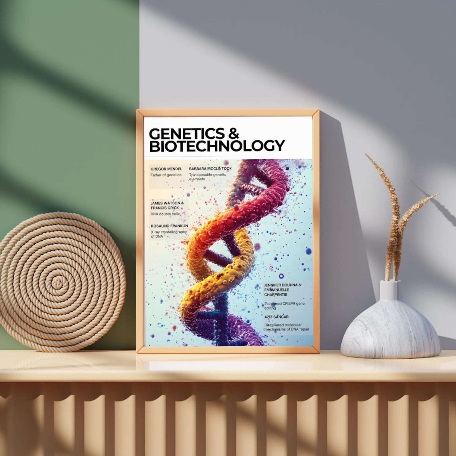 GENETICS BIOTECHNOLOGY | Infographic Digital Poster for Classroom ...