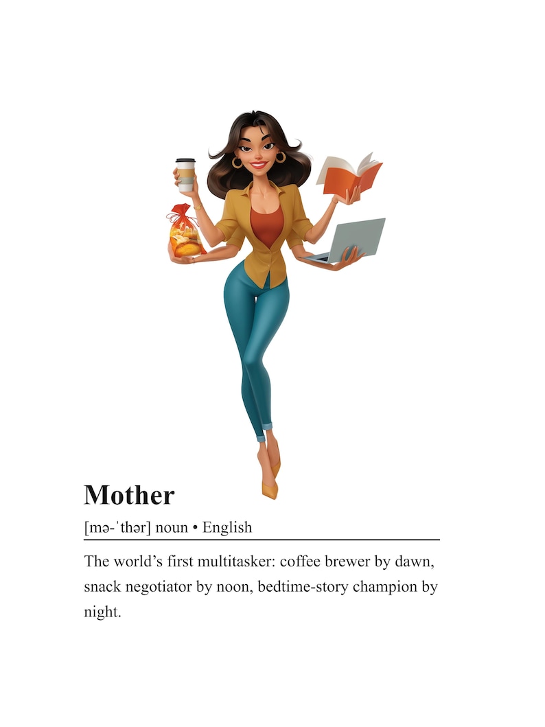 Funny Mother’s Day Wall Set-1 | 7 Printable Mom Definition Posters ...