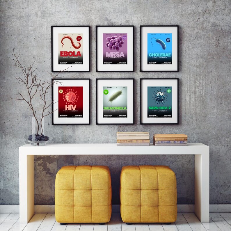 MRSA | Bacteria Infographic Poster, Microbiology Digital Wall Art ...