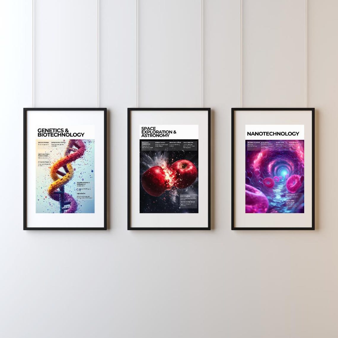 GENETICS BIOTECHNOLOGY | Infographic Digital Poster for Classroom ...